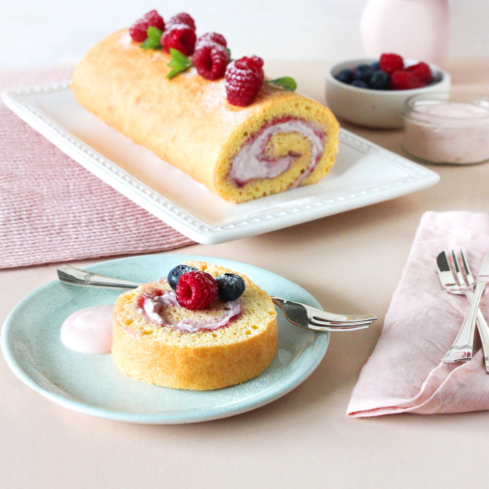 Berry Roulade Recipe | EasiYo UK
